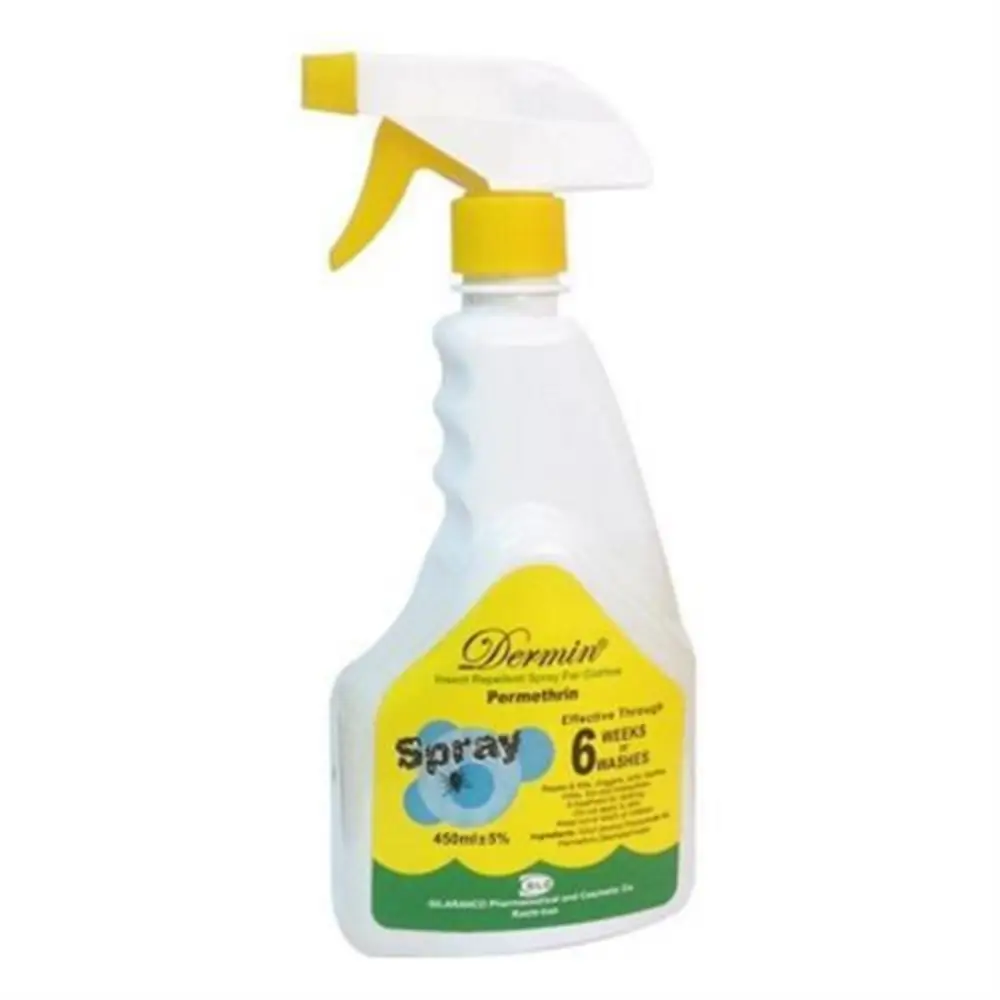 قیمت و خرید اسپری دافع حشرات البسه درمین 450 میلی لیتر | داروسنتر